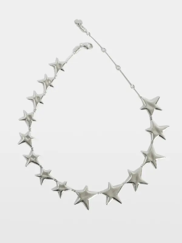 Zadig&Voltaire Rock Star Single Necklace - Shiny Silver