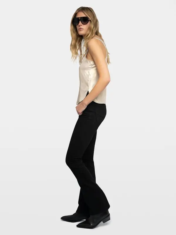 Zadig&Voltaire Tarys Satin Tank - Gold