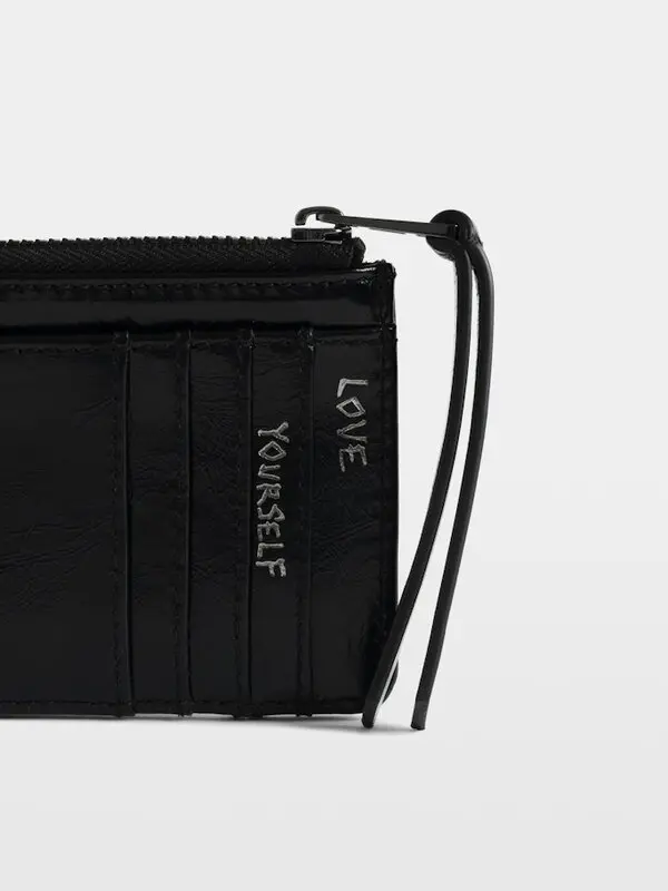 Zadig&Voltaire Zv Vintage Patent Studs Cardholder