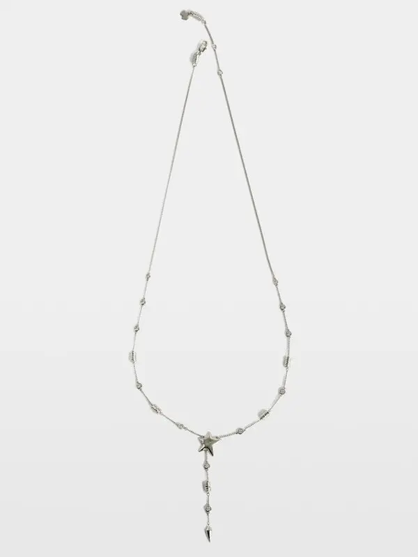 Zadig&Voltaire Star Pendant Necklace - Shiny Silver