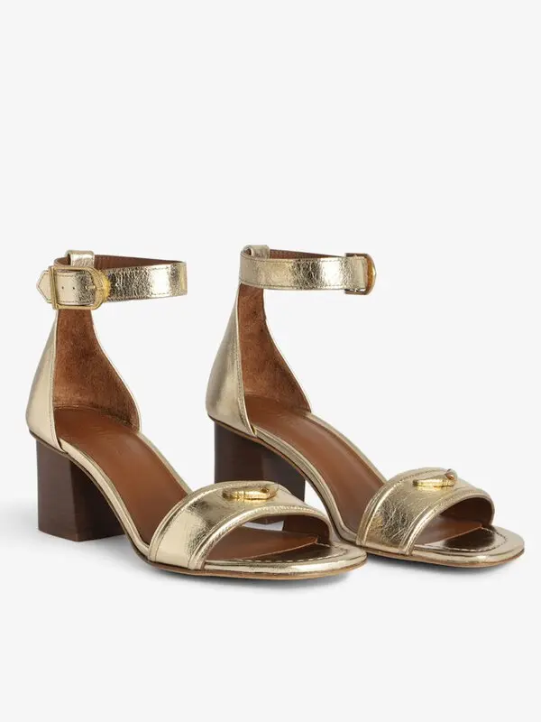 Zadig&Voltaire Caprese Leather Sandals