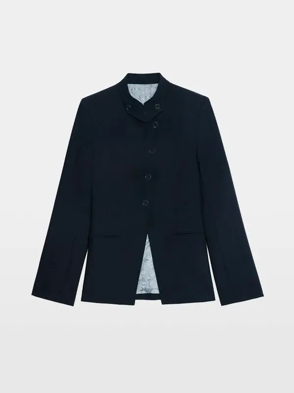 Zadig&Voltaire Verysa Asymmetrical Blazer - Encre