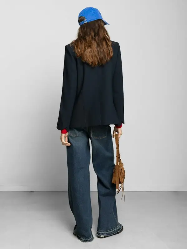 Zadig&Voltaire Verysa Asymmetrical Blazer - Encre