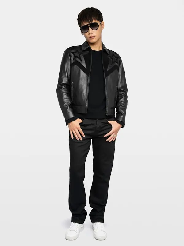 Zadig&Voltaire Locky Star Leather Jacket