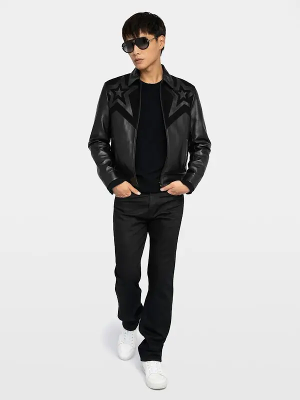 Zadig&Voltaire Locky Star Leather Jacket