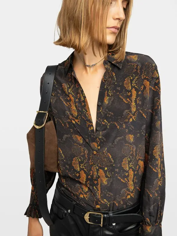 Zadig&Voltaire Thely Silk Shirt - Black