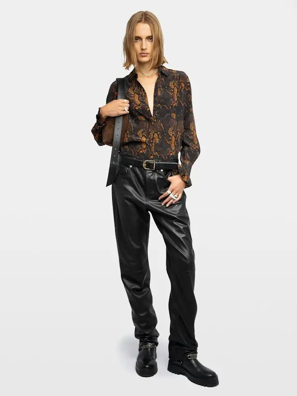Zadig&Voltaire Thely Silk Shirt - Black