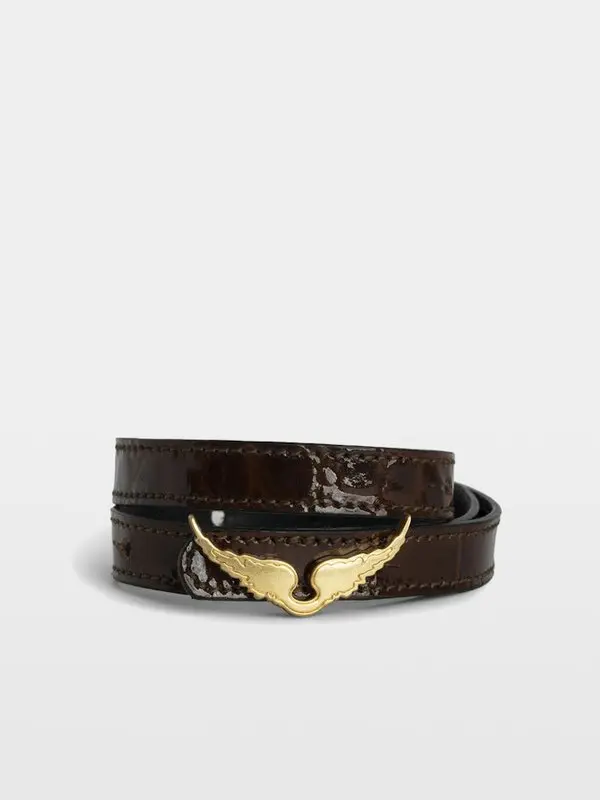 Zadig&Voltaire Rock Croco Bracelet - Bonny