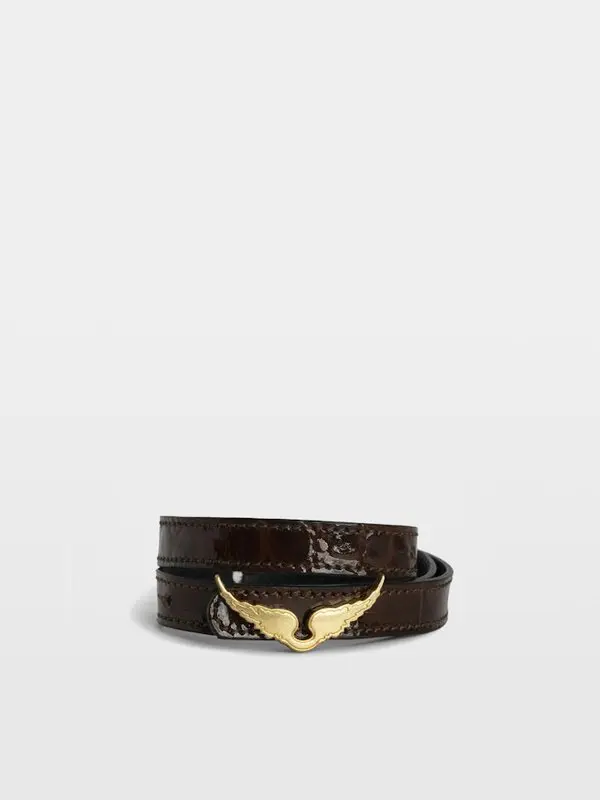 Zadig&Voltaire Rock Croco Bracelet - Bonny