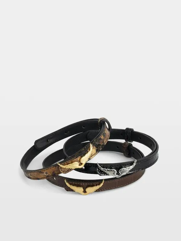 Zadig&Voltaire Rock Croco Bracelet - Bonny