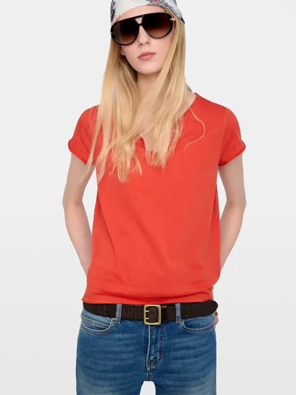 Zadig&Voltaire Henley T-shirt - Spice
