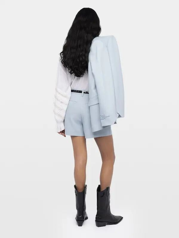 Zadig&Voltaire Sidou Tailored Shorts - Sky