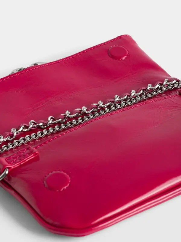 Zadig&Voltaire Rock Mini Vintage Patent Clutch - Podium