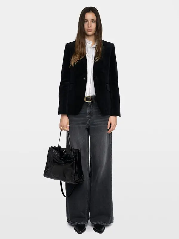 Zadig&Voltaire Vavy Velvet Blazer - Black