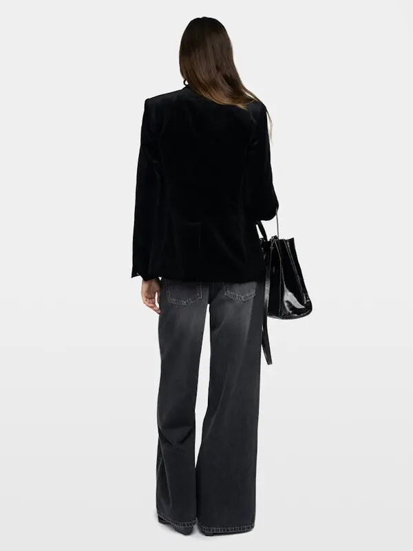 Zadig&Voltaire Vavy Velvet Blazer - Black