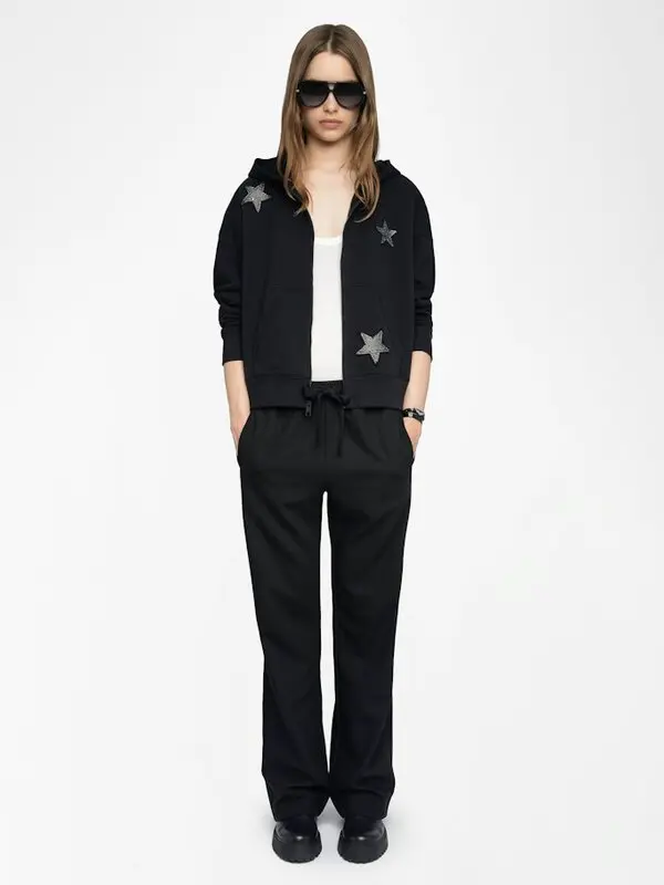 Zadig&Voltaire Mia Diamanté Hoodie - Midnight Blue