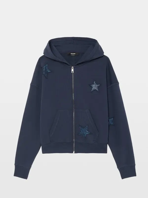 Zadig&Voltaire Mia Diamanté Hoodie - Encre