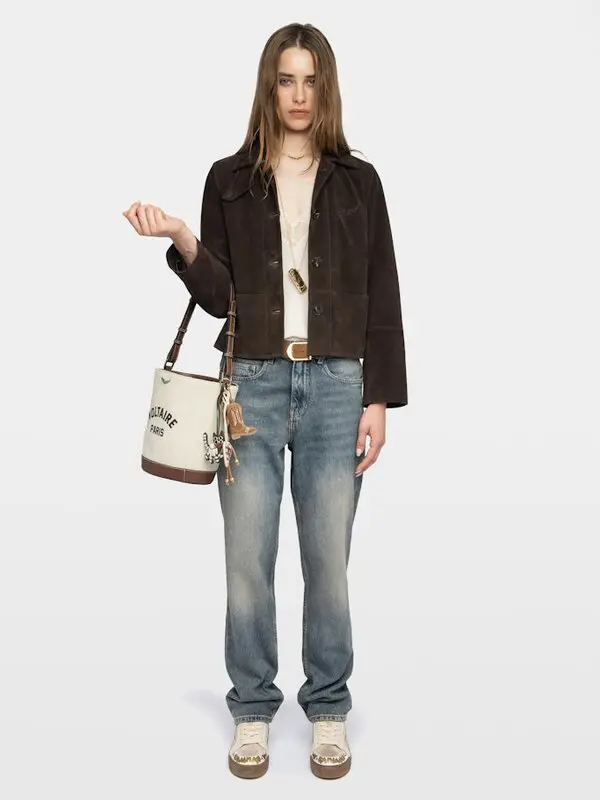 Zadig&Voltaire Lessa Suede Leather Jacket