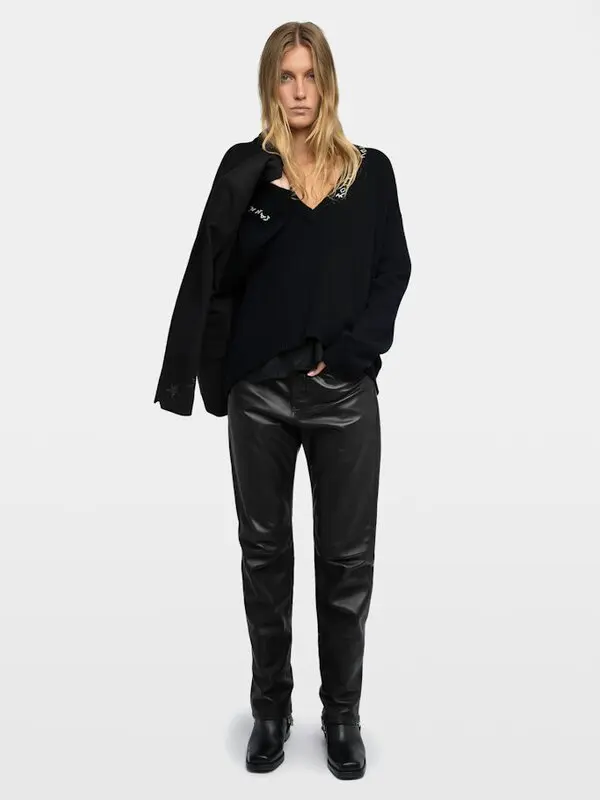 Zadig&Voltaire Mikyzy Cashmere Sweater - Black