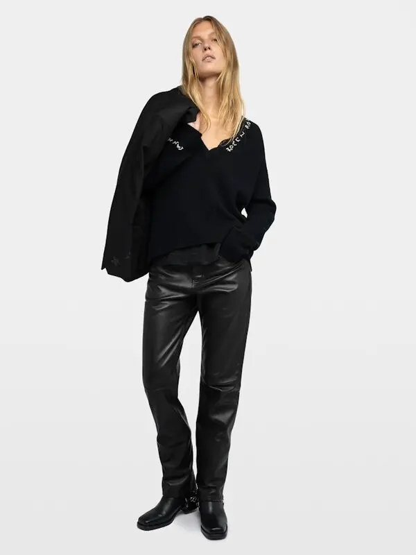 Zadig&Voltaire Mikyzy Cashmere Sweater - Black