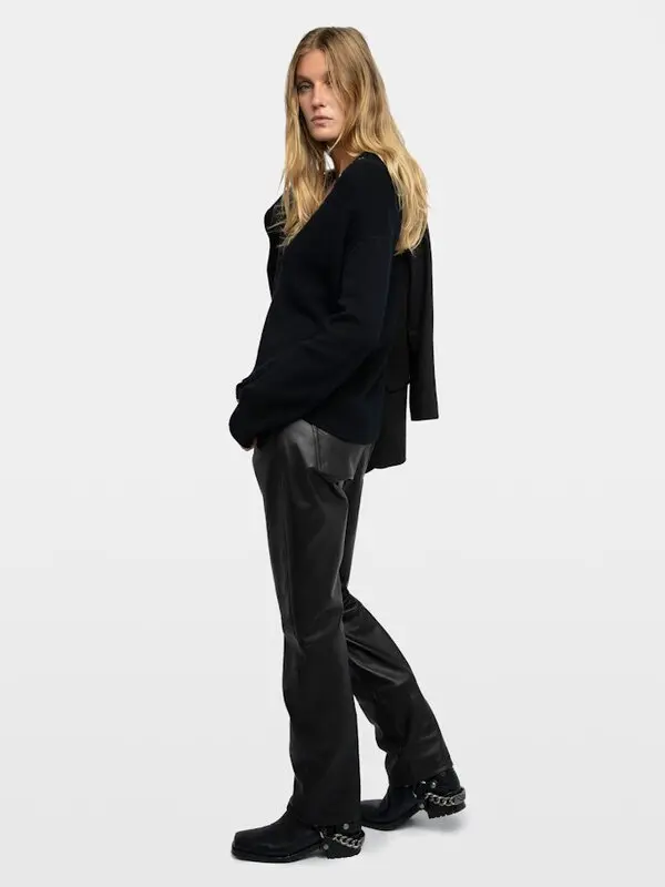 Zadig&Voltaire Mikyzy Cashmere Sweater - Black