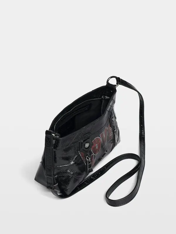 Zadig&Voltaire Patent Leather Bag - Black