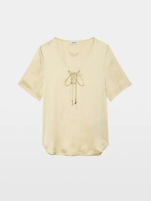 Zadig&Voltaire Terzo Satin Top - Blond