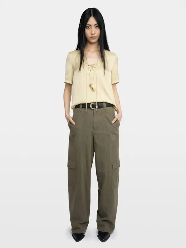 Zadig&Voltaire Terzo Satin Top - Blond