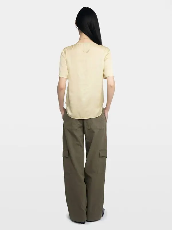 Zadig&Voltaire Terzo Satin Top - Blond