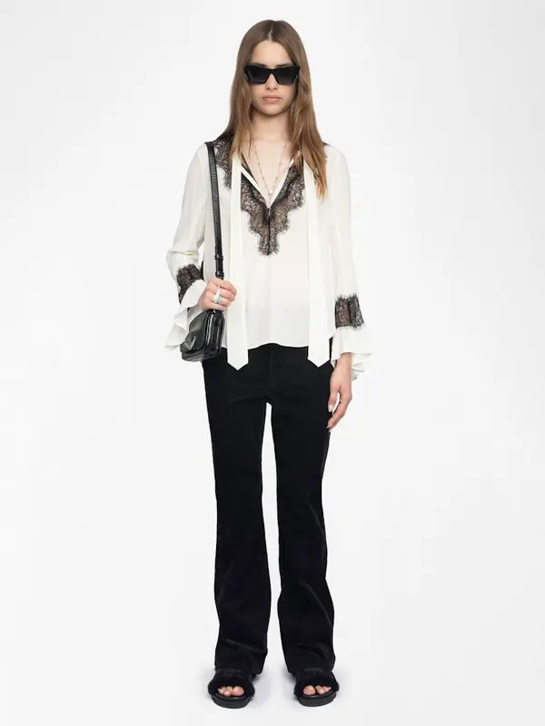Zadig&Voltaire Tuan Lace Shirt - Flake