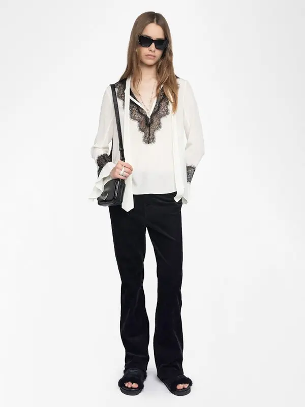Zadig&Voltaire Tuan Lace Shirt - Flake
