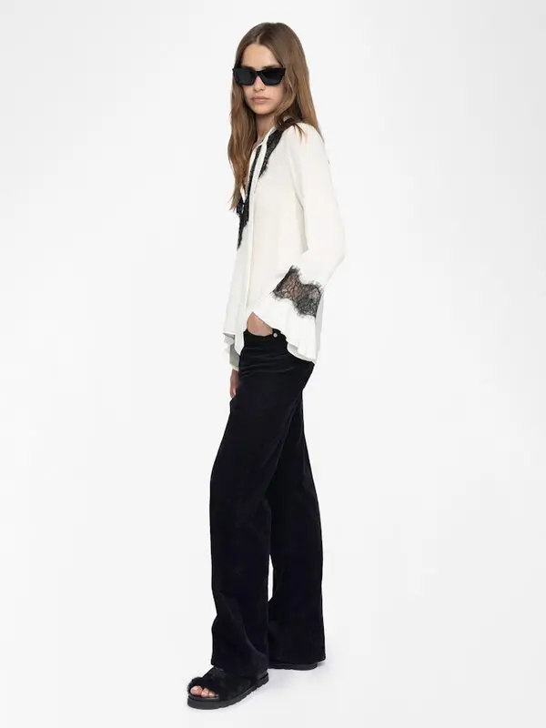 Zadig&Voltaire Tuan Lace Shirt - Flake