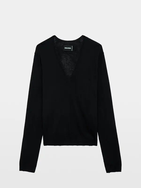 Zadig&Voltaire Rivy Cashmere Sweater - Black