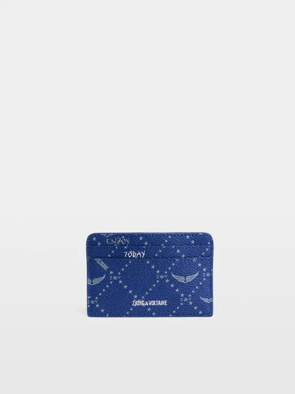 Zadig&Voltaire Zv Pass Monogram Card Holder - Electric