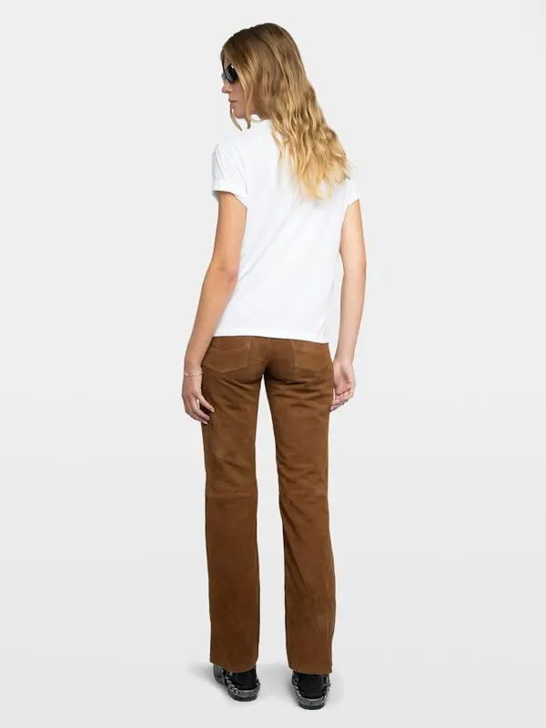 Zadig&Voltaire Marta T-shirt With Diamante Embellishment - White