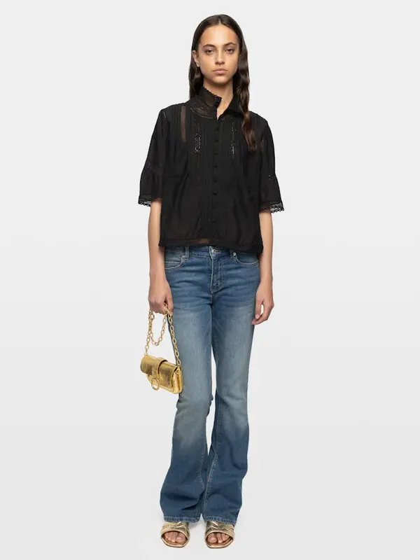 Zadig&Voltaire Tanos Tomboy Top - Black
