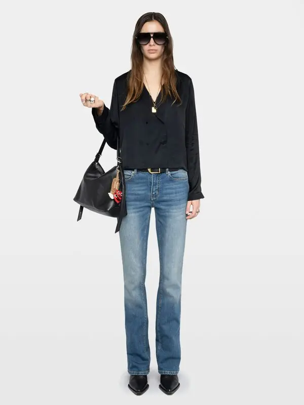 Zadig&Voltaire Tussi Satin Blouse - Black