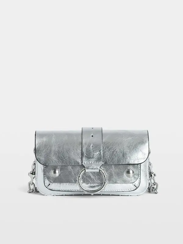 Zadig&Voltaire Kate Wallet Vintage Metal Bag - Silver