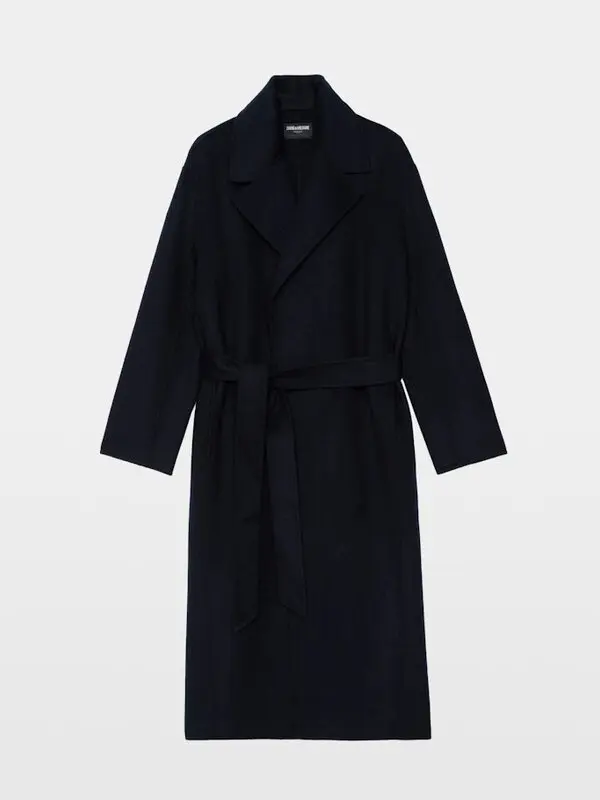 Zadig&Voltaire Meli Long Coat - Encre