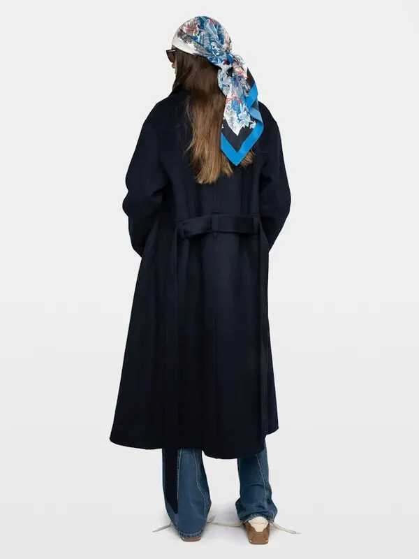 Zadig&Voltaire Meli Long Coat - Encre