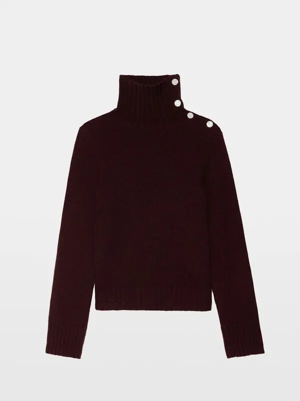Zadig&Voltaire Nalma Cashmere Sweater - Burgundy