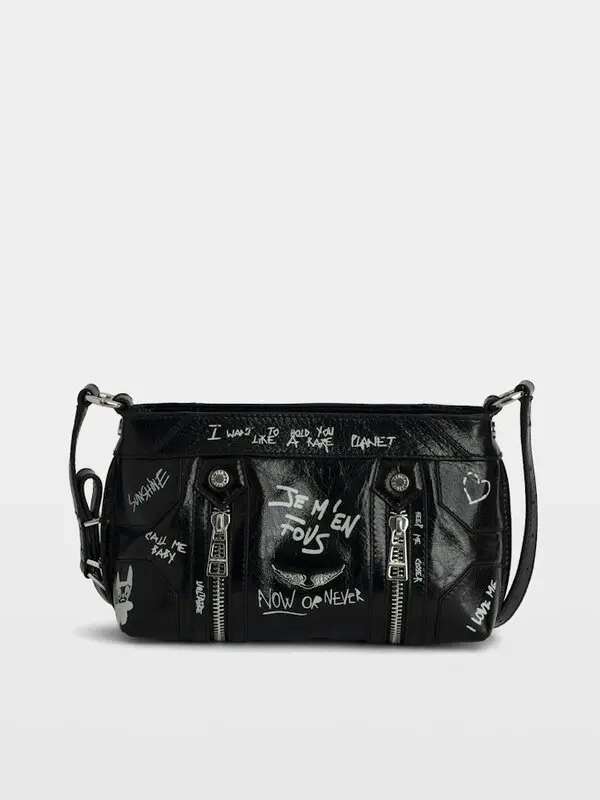 Zadig&Voltaire Sunny Mood Leather Bag - Noir