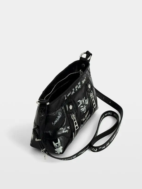 Zadig&Voltaire Sunny Mood Leather Bag - Noir