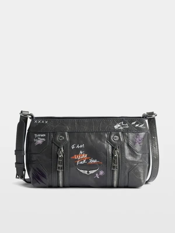 Zadig&Voltaire Patent Leather Shoulder Bag - Road