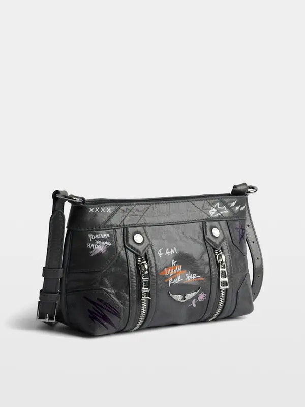 Zadig&Voltaire Patent Leather Shoulder Bag - Road