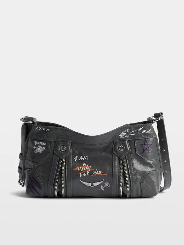 Zadig&Voltaire Patent Leather Shoulder Bag - Road