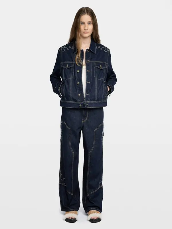 Zadig&Voltaire Bases Western Denim Jacket