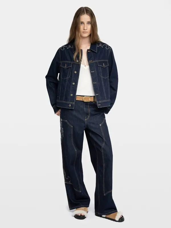 Zadig&Voltaire Bases Western Denim Jacket