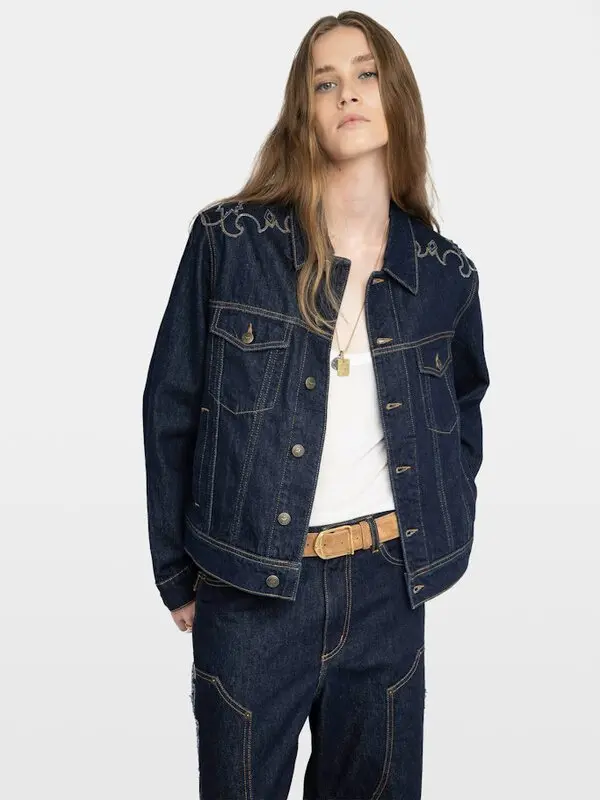 Zadig&Voltaire Bases Western Denim Jacket