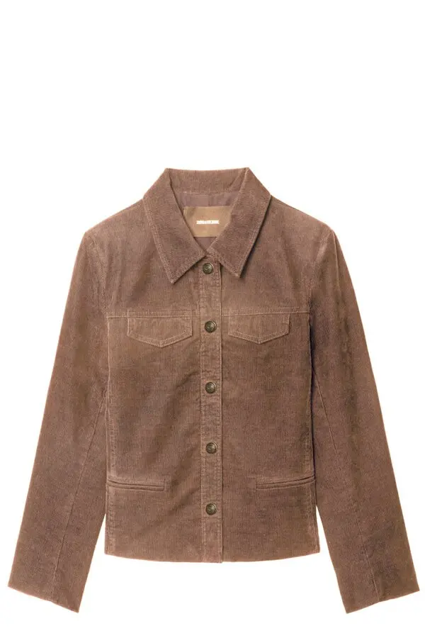 Zadig&Voltaire Liam Corduroy Jacket - Wood